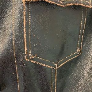 Jennyfer J | Jackets & Coats | Lightweight Distressed Faux Leather ...